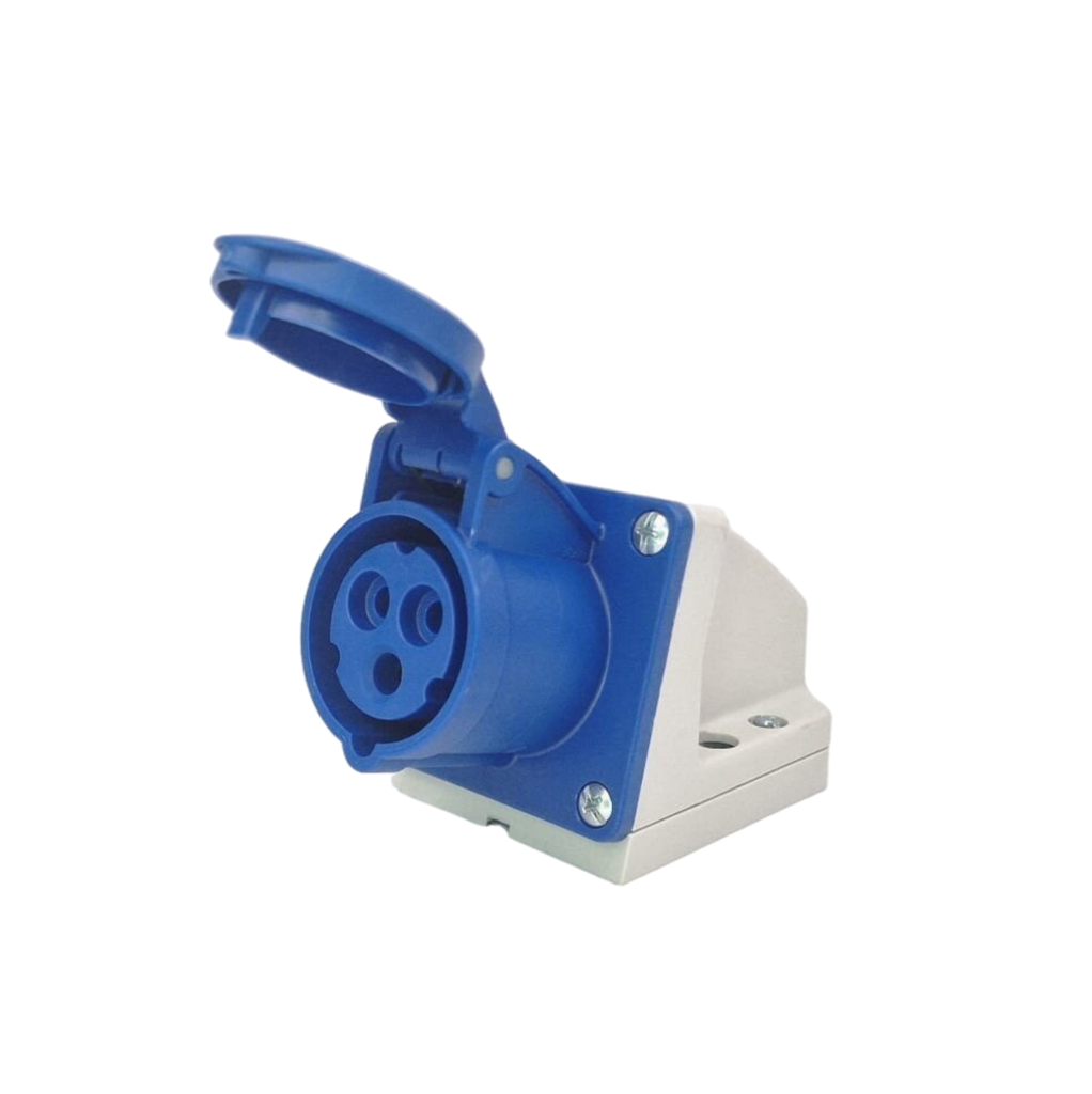 TOMADA PAREDE CEE 16A MONOFÁSICO - FÊMEA - EV Chargers