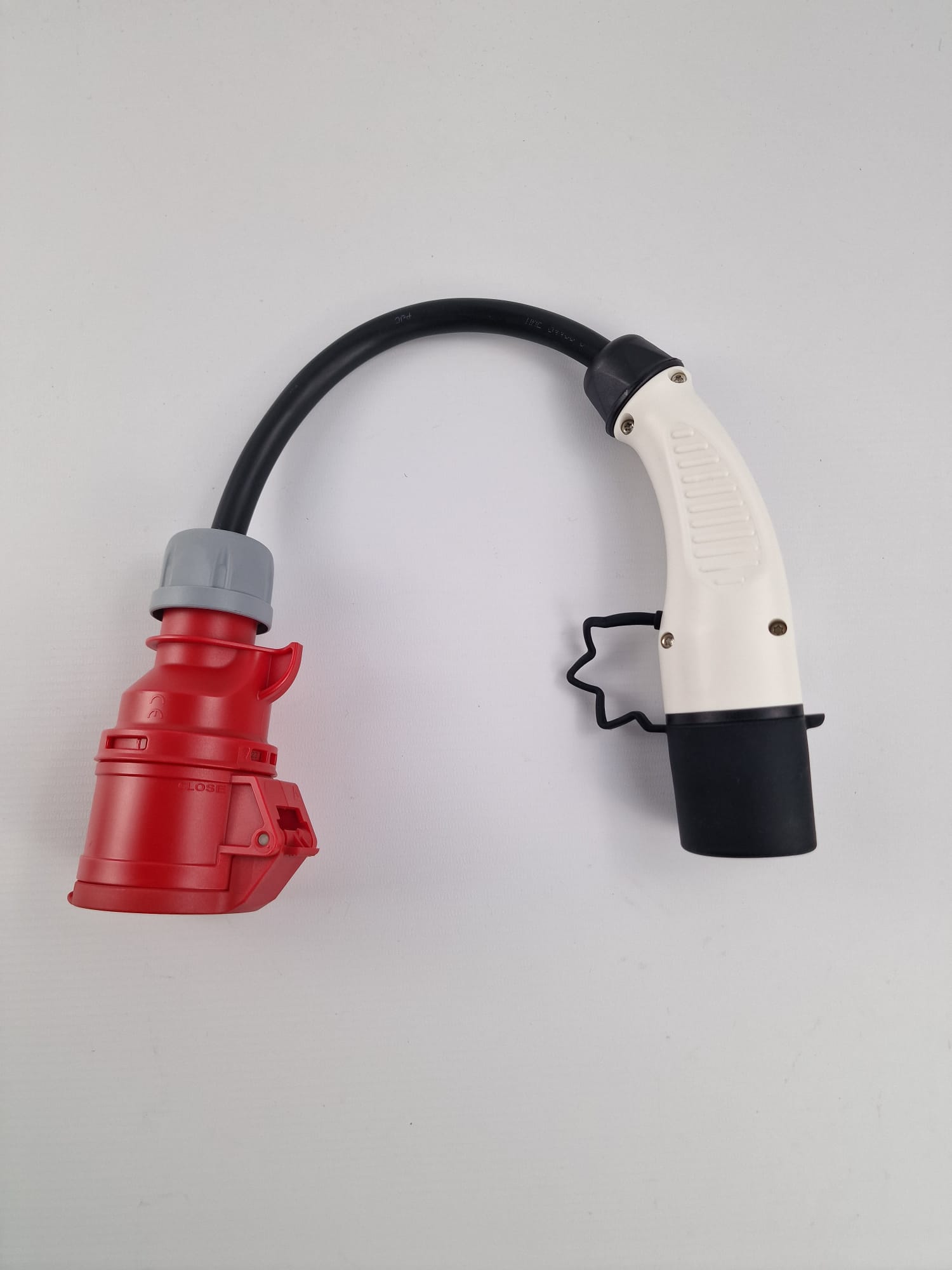 ADAPTADOR TYPE 2 (PILE SIDE) – CEE 16A TRIFÁSICO – (11KW) C/ CABO 0,6 ...